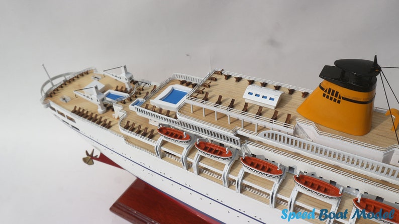 MS Epomeo Cruise Ship Model 31.1" - Ocean Liner Boat Model Gift - Etsy