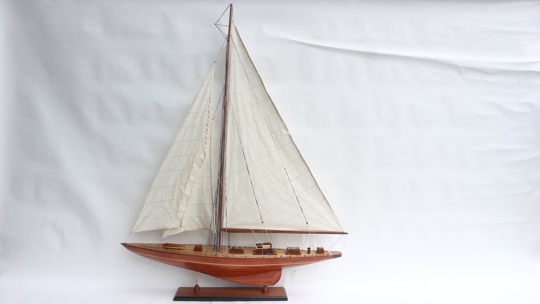 Endeavour Sailing Boat Model: 1934 America Cup Replica, 19.6" - Etsy