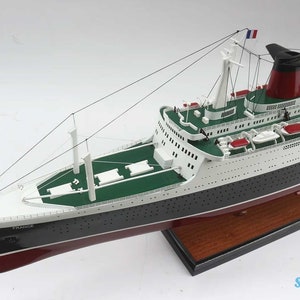 SS France Cruise Ship Model 40.55": France Ocean Liner Handicraft - Etsy