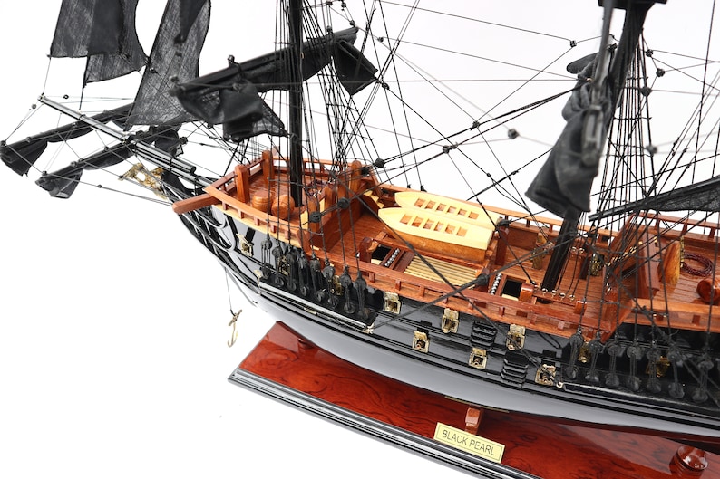 Black Pearl Tall Ship Model 26.4" - Black Pearl Pirates of the ...