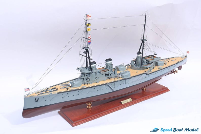 HMS Invincible 1907 Battleship Model 40.1″ - HMS Invincible Warship ...