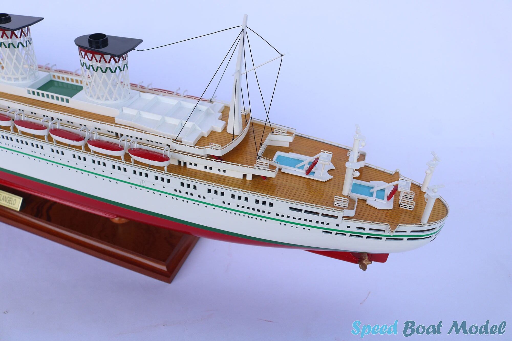 SS Michelangelo Ocean Liner Model 34.2 SS Michelangelo Ship Model Boat ...