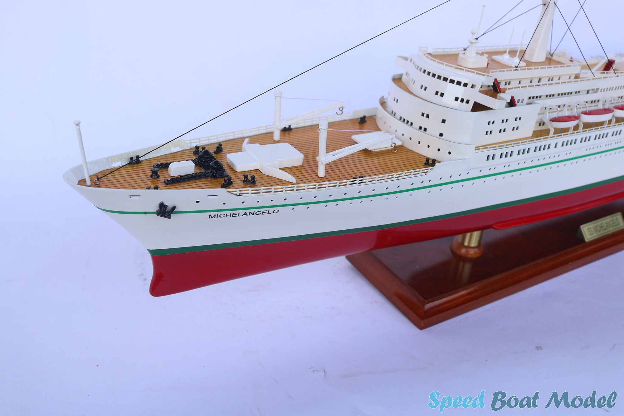 SS Michelangelo Ocean Liner Model 34.2 SS Michelangelo Ship Model Boat ...