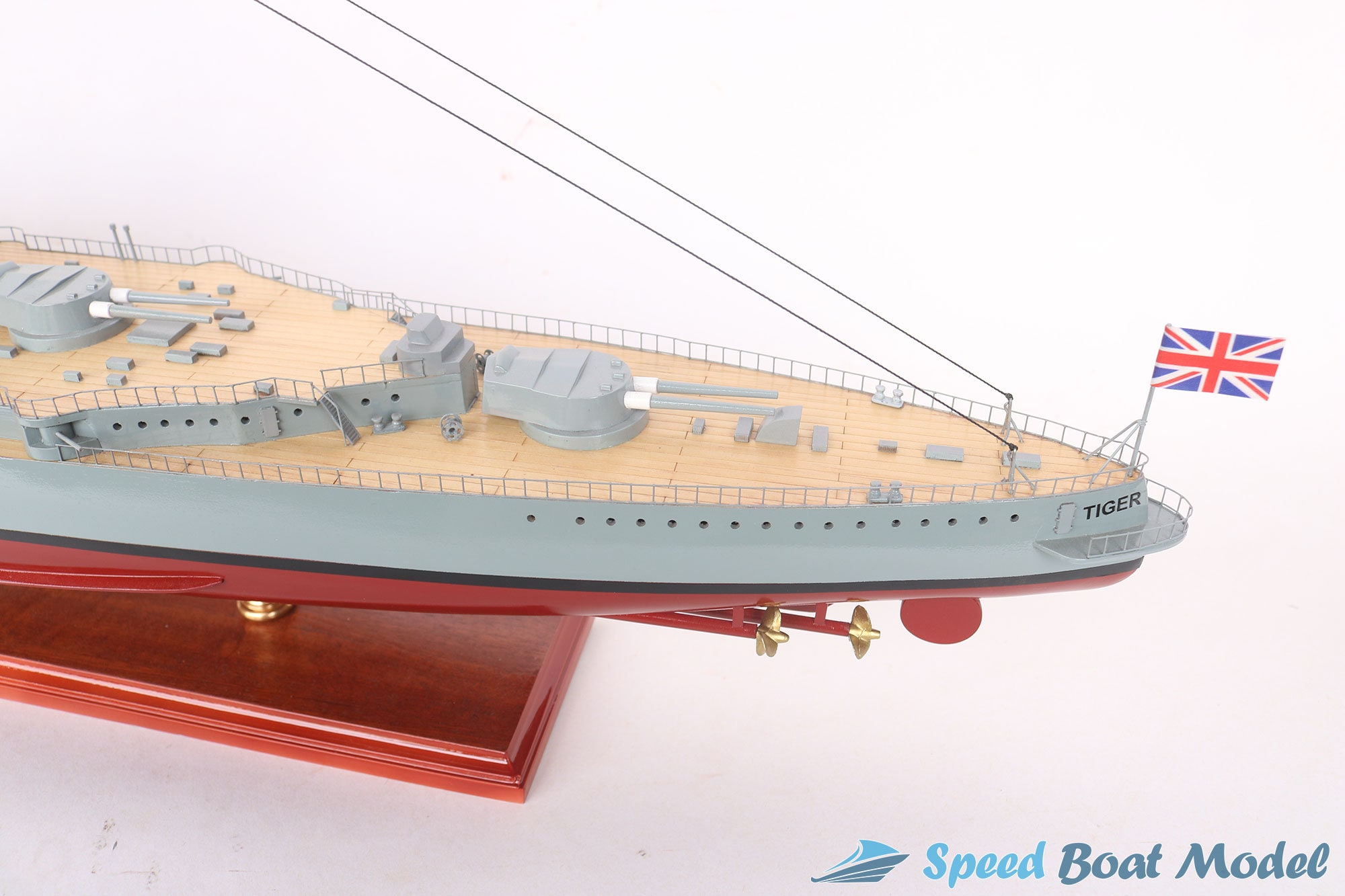 HMS Tiger Warship Model 39.8 HMS Tiger Battleship Model Holiday ...