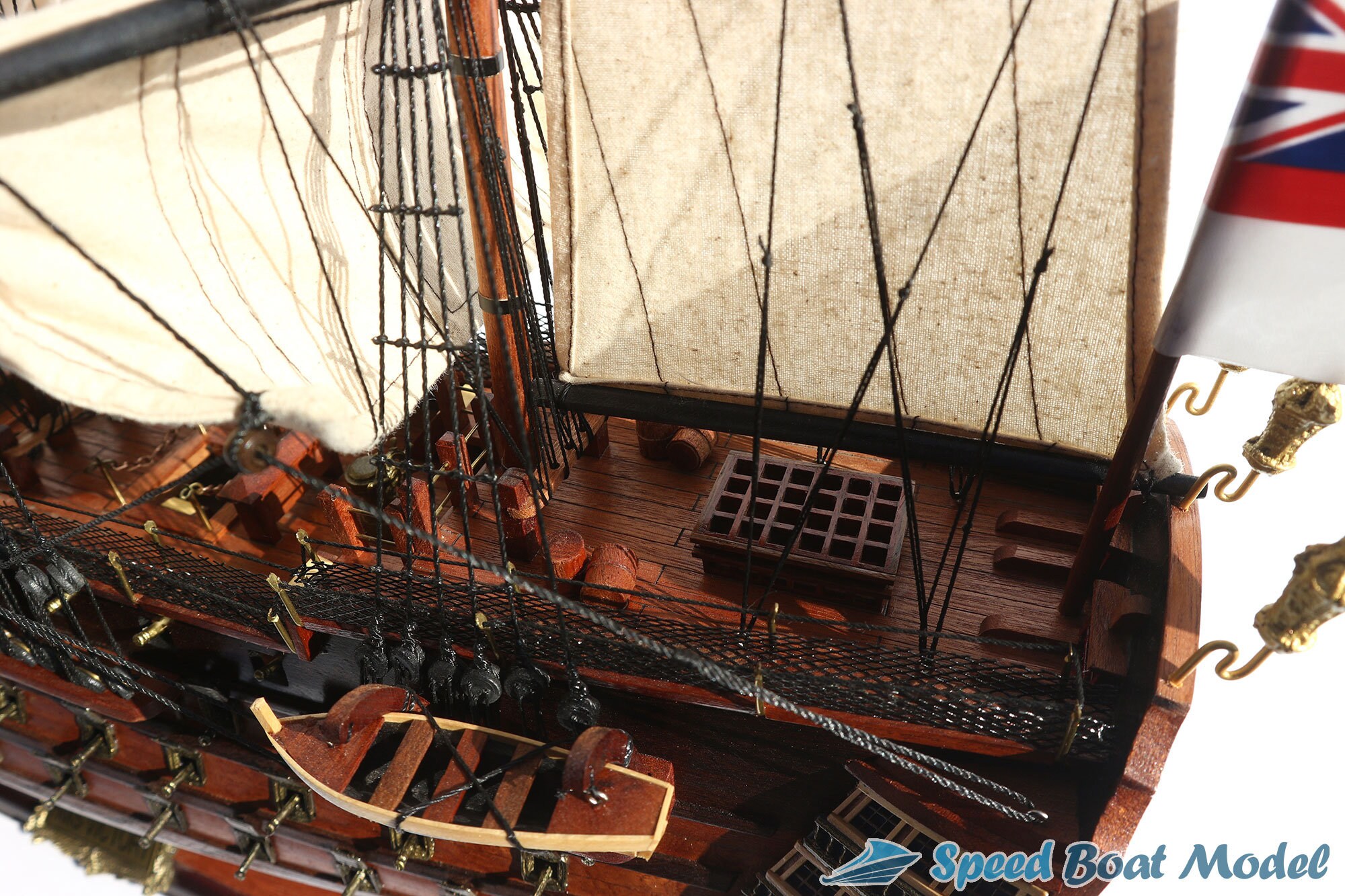 Hms Victory Battleship Model 33.8″ - Ship Model Hms Victory Detai ...