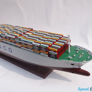 Cosco Europe Commercial Ship Model 39.3″ - Cosco Europe Container Ship ...