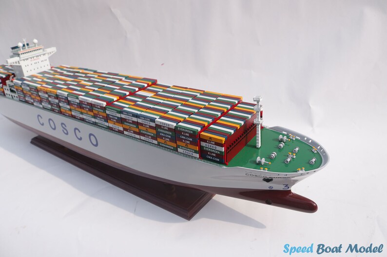 Cosco Europe Commercial Ship Model 39.3″ - Cosco Europe Container Ship ...