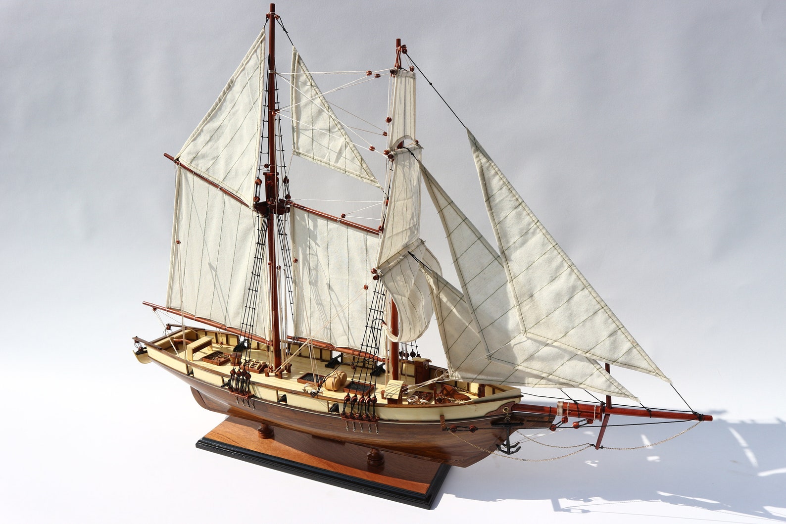 Harvey Tall Ship Model 23.6 Wooden Model Boat Kit Holiday Decoration ...