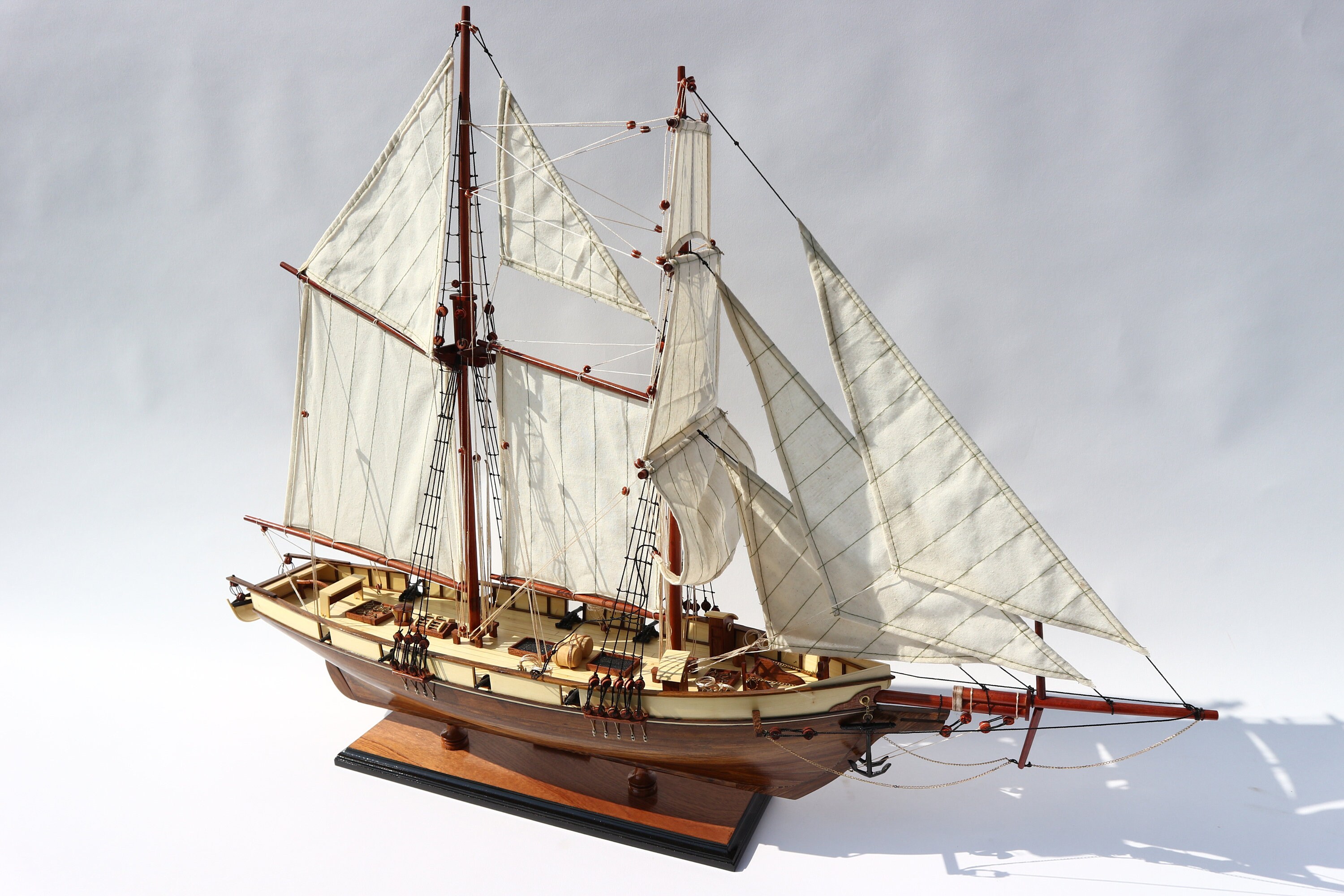Harvey Tall Ship Model 23.6 Wooden Model Boat Kit Holiday Decoration ...