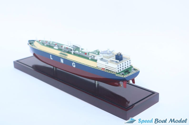 LNG Tanker Ship Model 12" - Commercial Boat Gift - Etsy