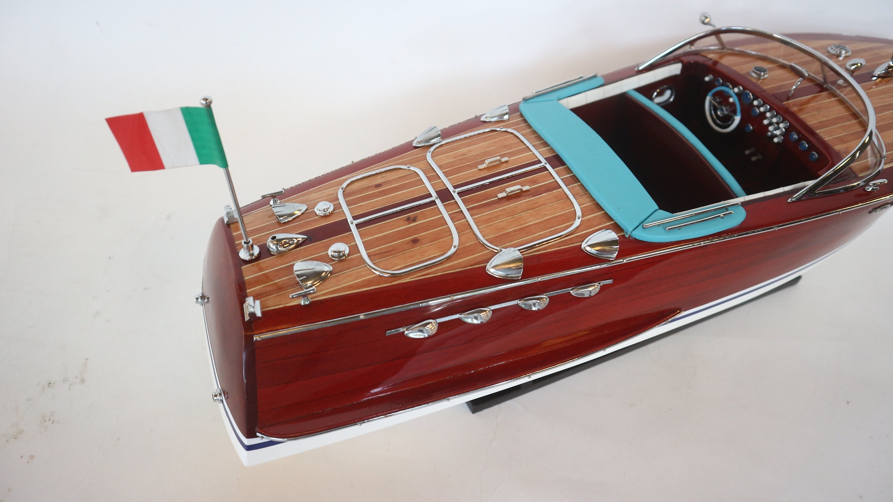 Riva Tritone Classic Speed Boat Model 34.2" - Italian Wood Boat - Etsy