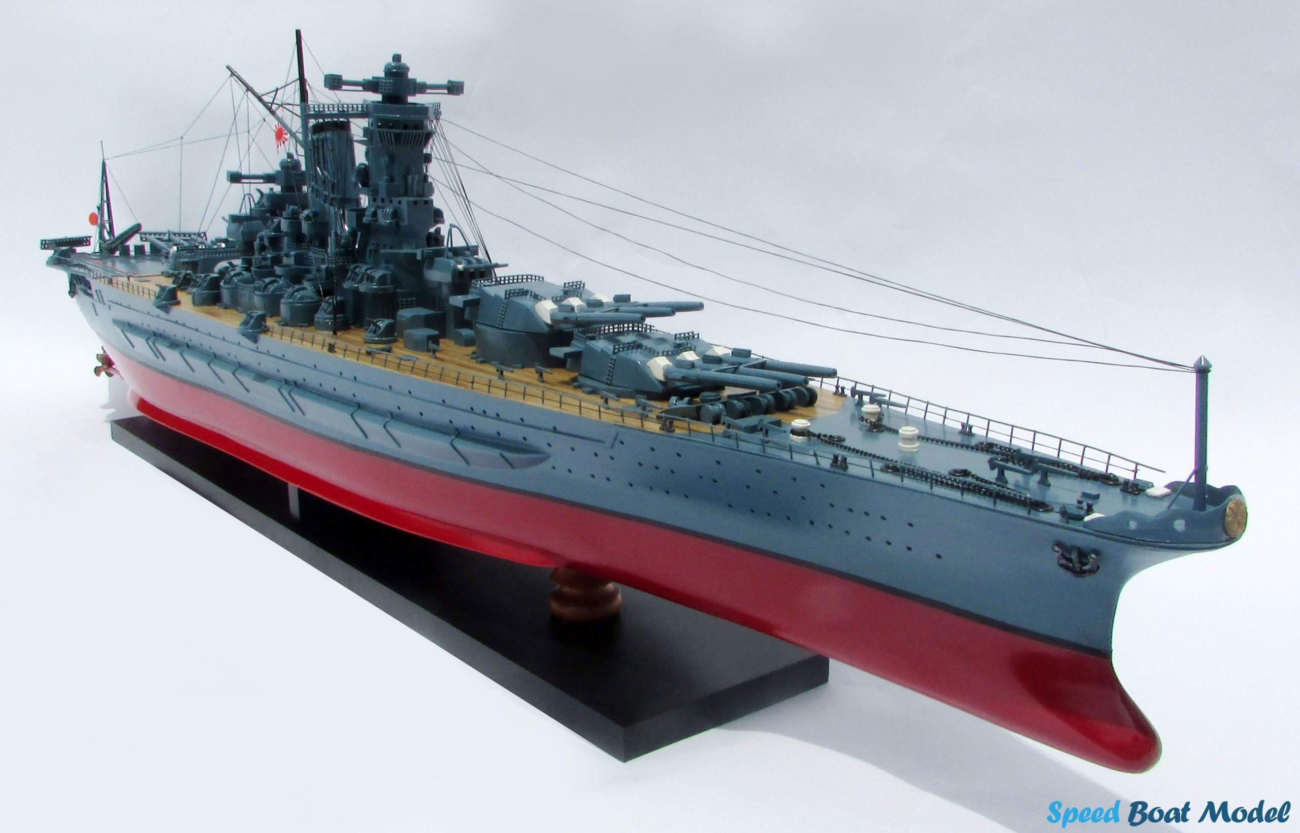 Musashi Battleship Model 47.2″ - Musashi War Ship Model - Business Gift ...