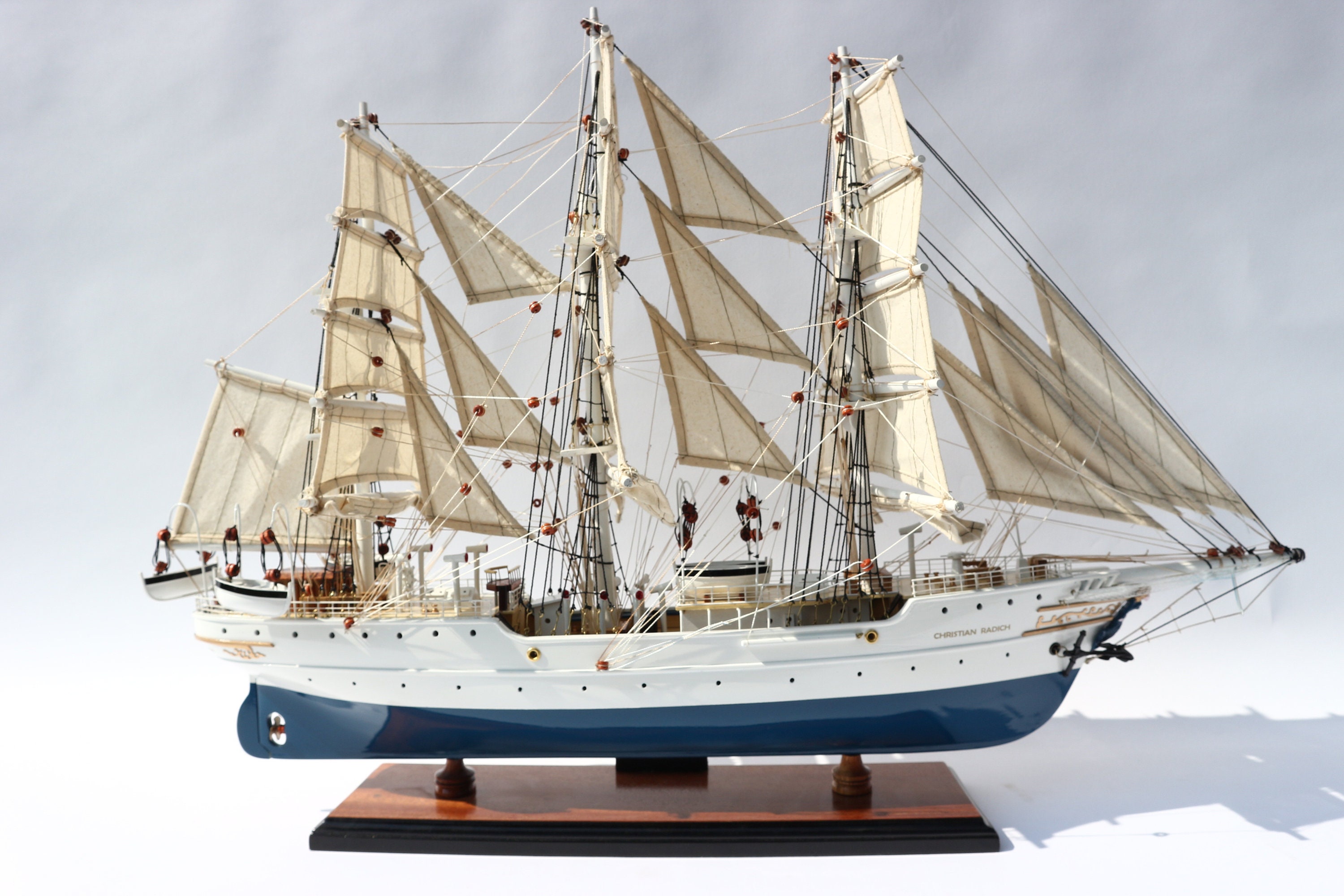 Christian Radich Tall Ship Model 25.2 Interior Decoration - Etsy
