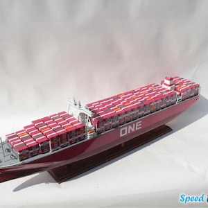 ONE Commercial Ship Model 39.8″ - ONE Container Ship Model - Business ...