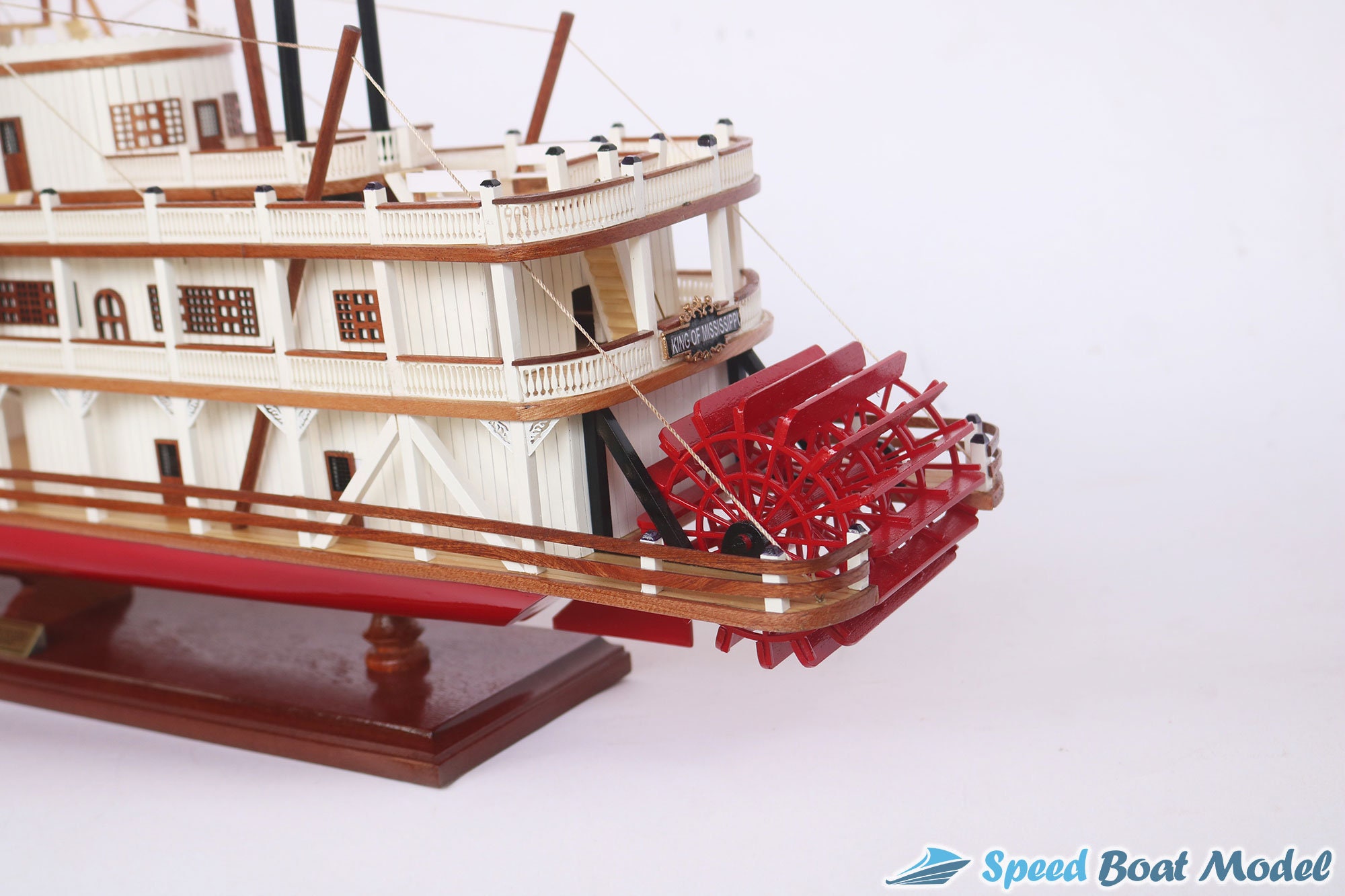 King of the Mississippi River Boat Model 31.4" - Mark Twain Riverboat ...
