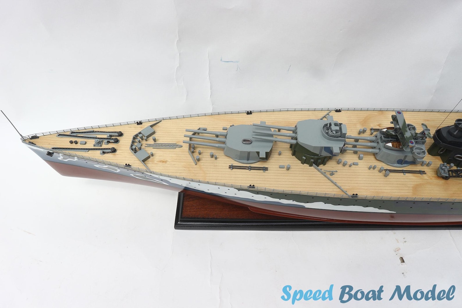 Hms Rodney Battleship Model 39.4″ - Hms Rodney Warship Model - Holiday ...