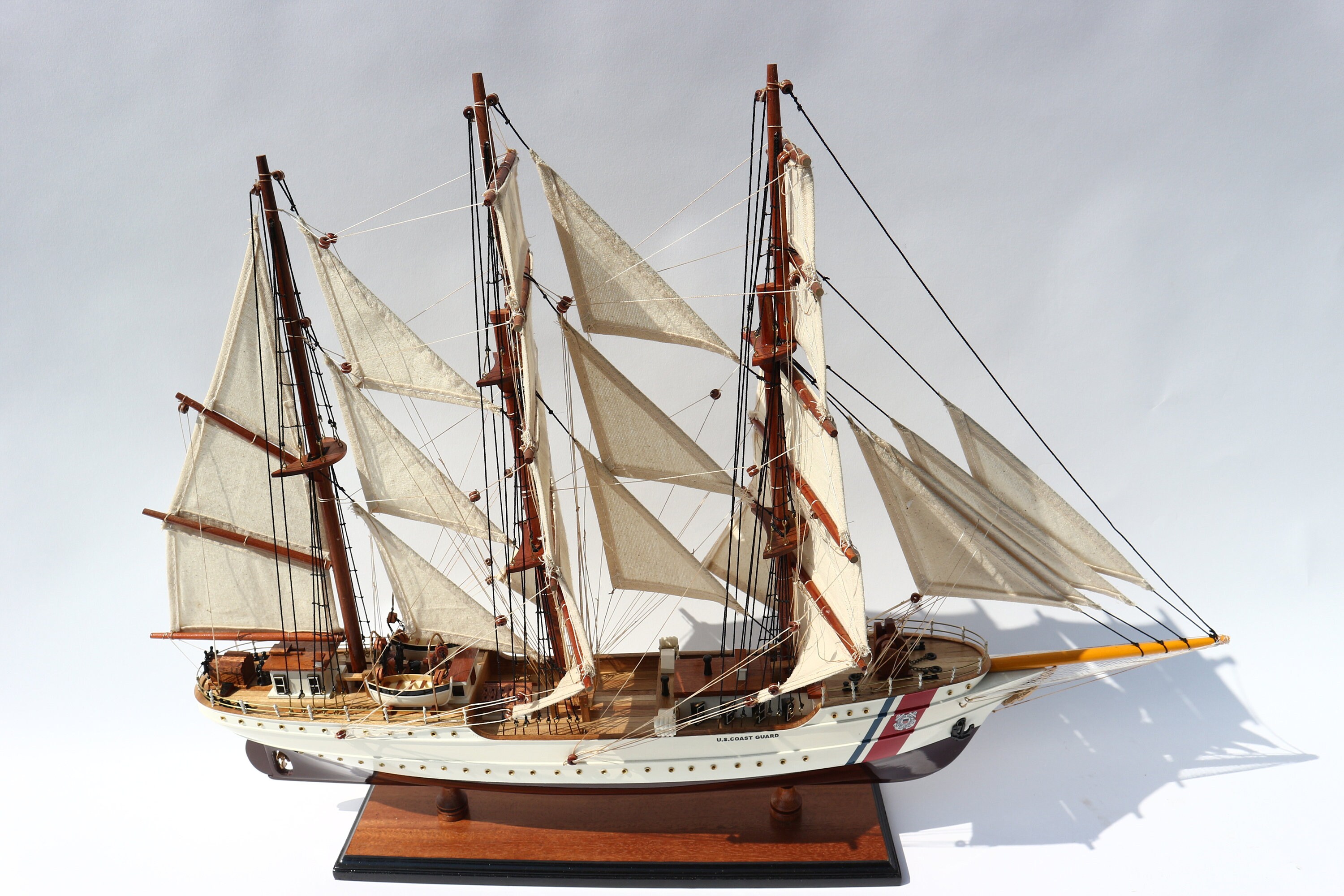 Us Coast Guard Eagle Tall Ship Model 31.4 Holiday Decoration & Gift ...