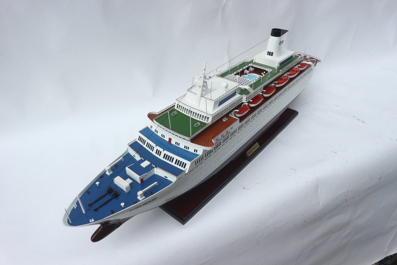 Ms Pacific Princess Ocean Liner Model 39.3″ | Handicraft - Boat Model ...