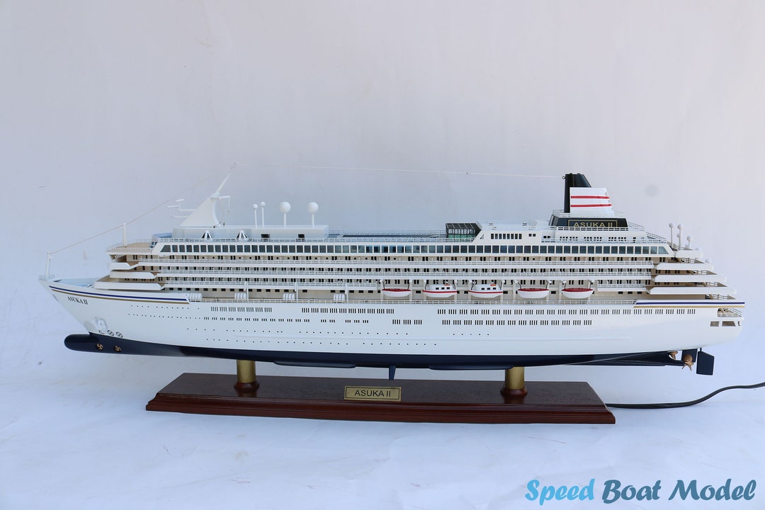 Asuka II Cruise Ship With Light Model 31.4″ - Asuka II Ocean Liners ...