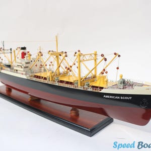 SS American Scout C2 Cargo Ship Model - 34.2" Model Boat Gift - Etsy