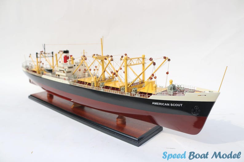 SS American Scout C2 Cargo Ship Model - 34.2" Model Boat Gift - Etsy