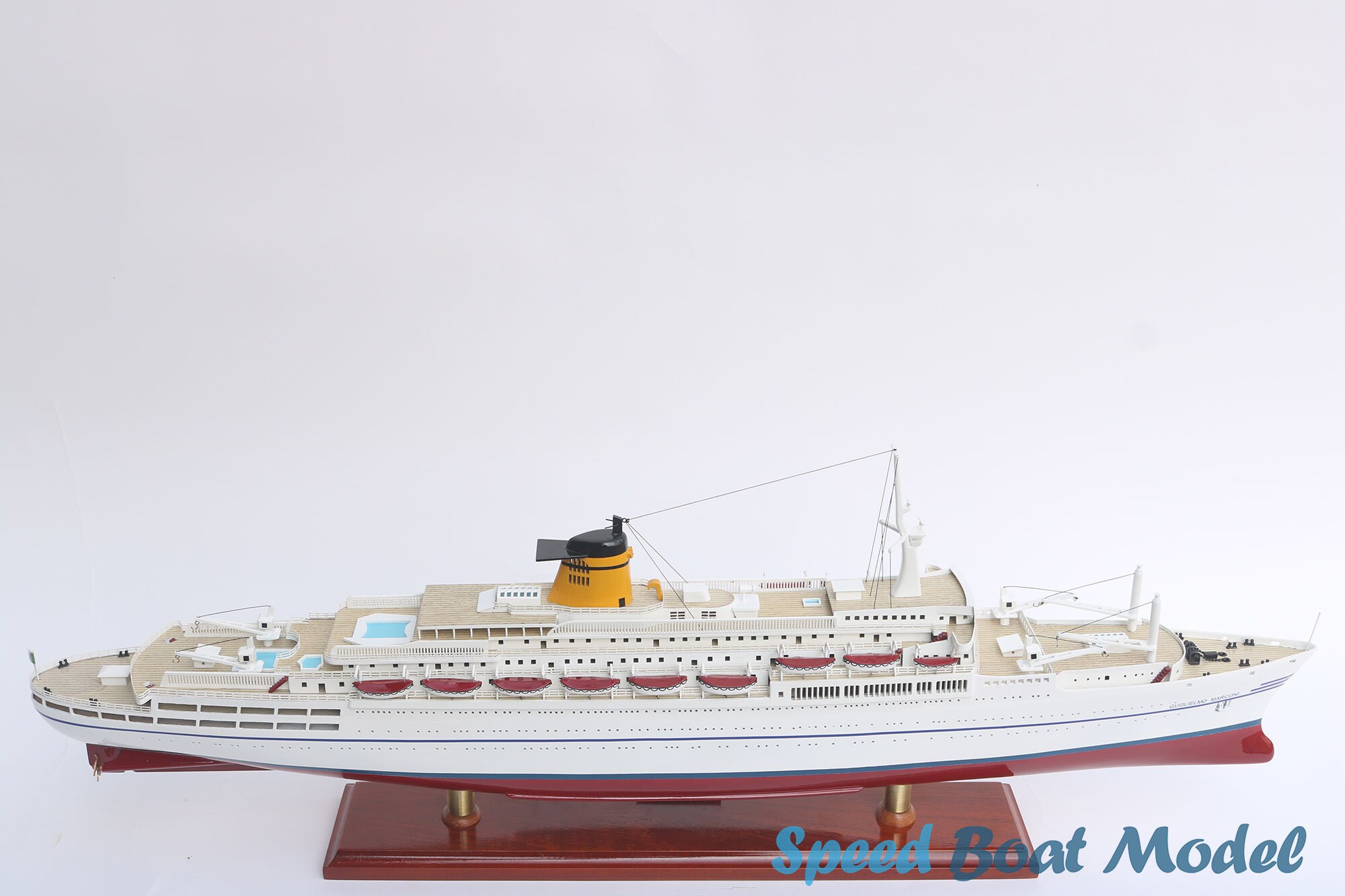 Ss Guglielmo Marconi Cruise Ship Model 34.2 Holiday Decoration & Gift ...