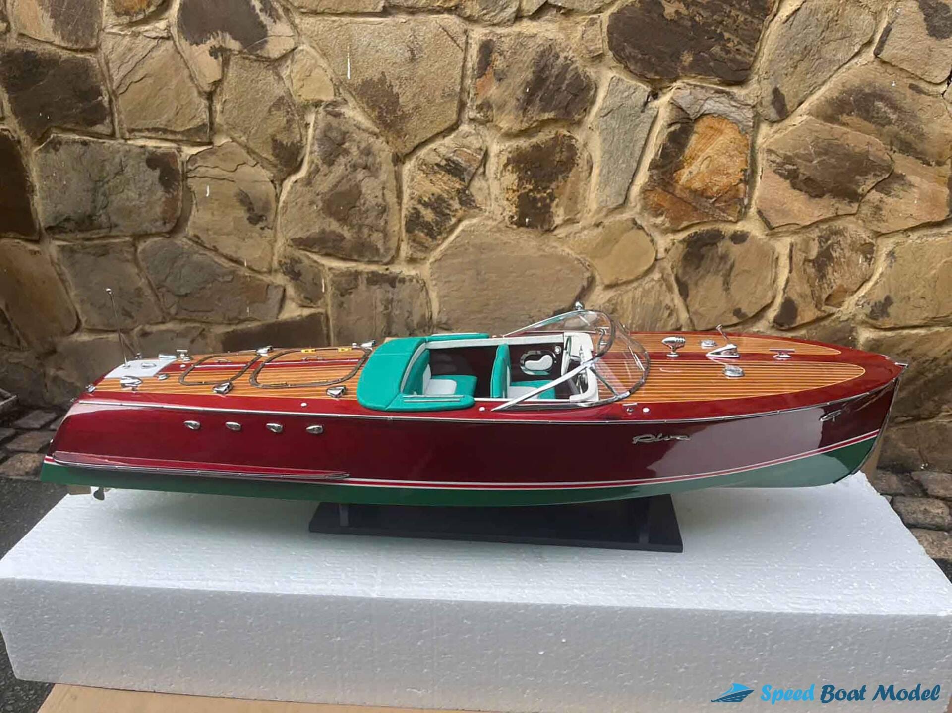 Handcrafted Riva Tritone Speed Boat Model: Italian Classic, 34.2 ...