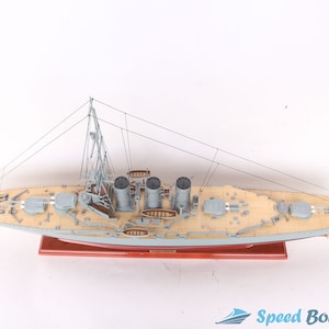 HMS Tiger Warship Model 39.8″ - HMS Tiger Battleship Model - Holiday ...