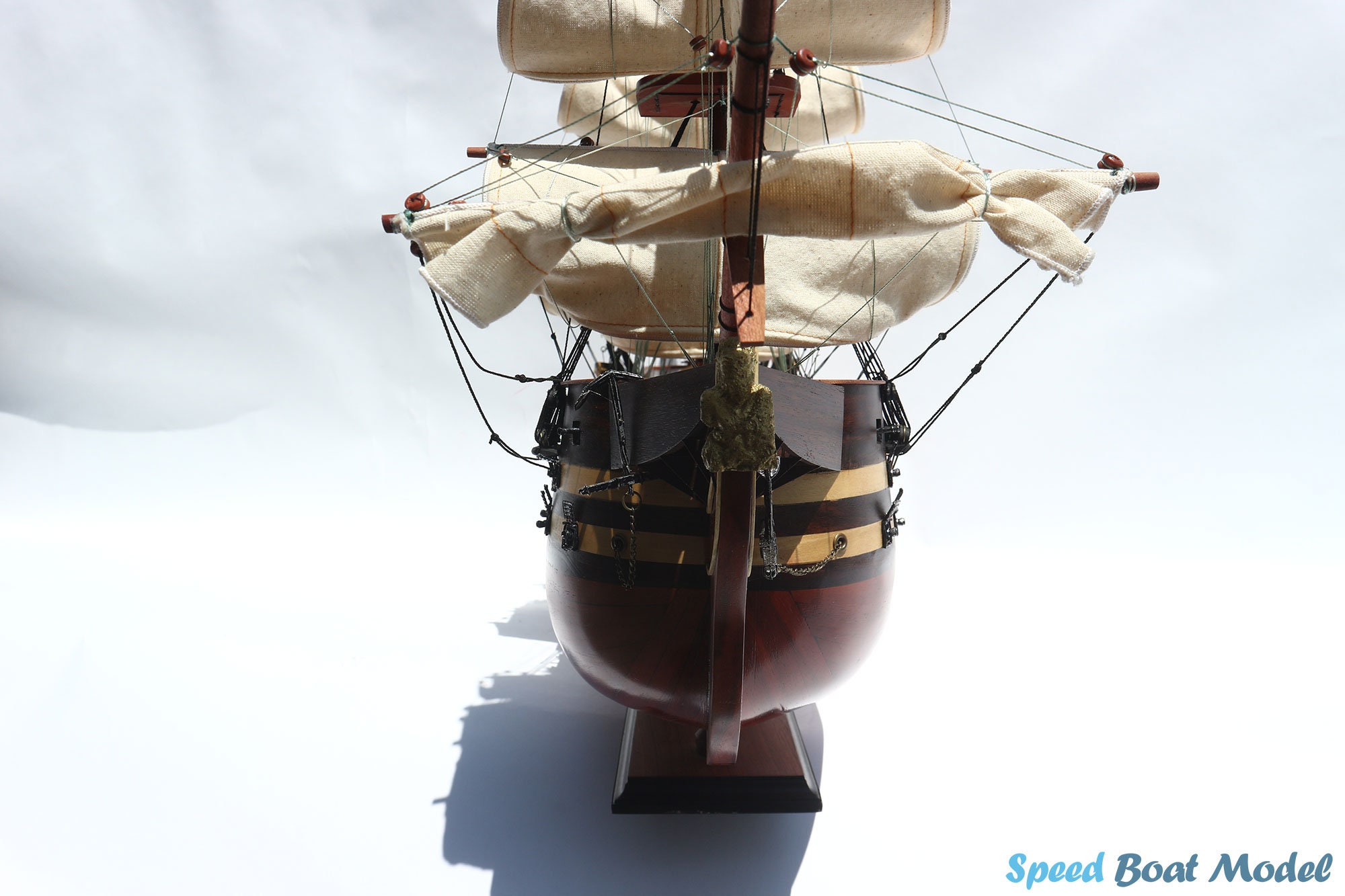 Uss North Carolina Tall Ship Model - Boat Handicrafts - Business Gift ...