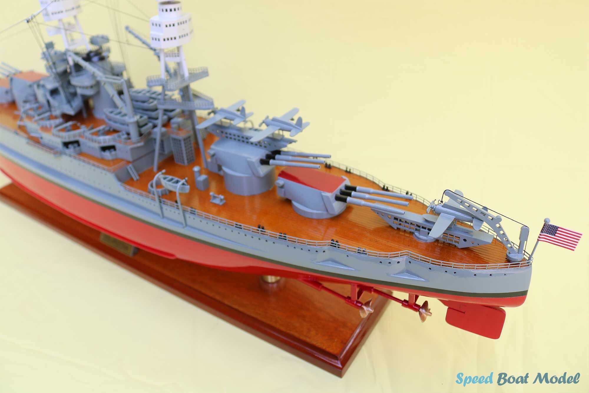 Uss Arizona Battleship Model 39.3" - War Ship Model - Holiday ...