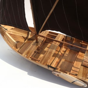 Punters Traditional Fishing Boat Model Handicraft Art & Collectible. - Etsy