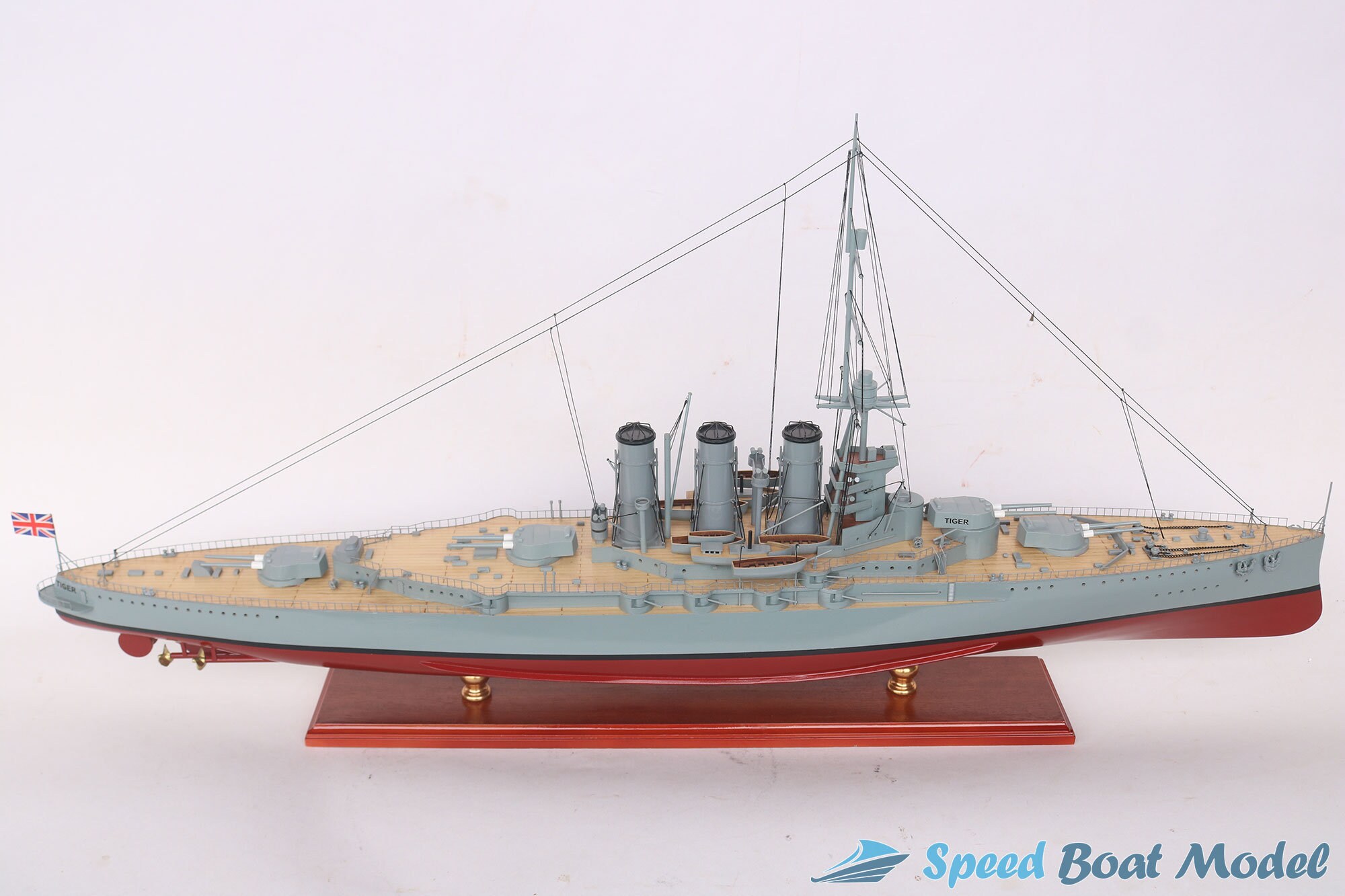 HMS Tiger Warship Model 39.8 HMS Tiger Battleship Model Holiday ...