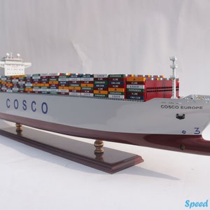 Cosco Europe Commercial Ship Model 39.3″ - Cosco Europe Container Ship ...