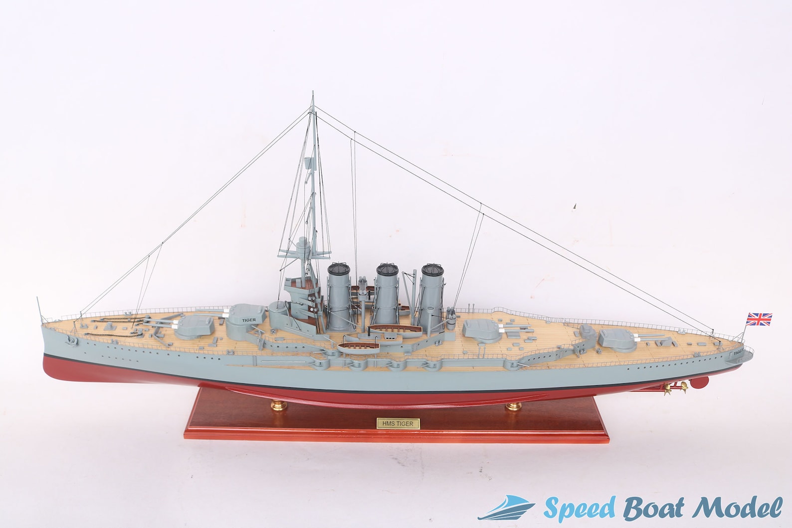 HMS Tiger Warship Model 39.8 HMS Tiger Battleship Model Holiday ...