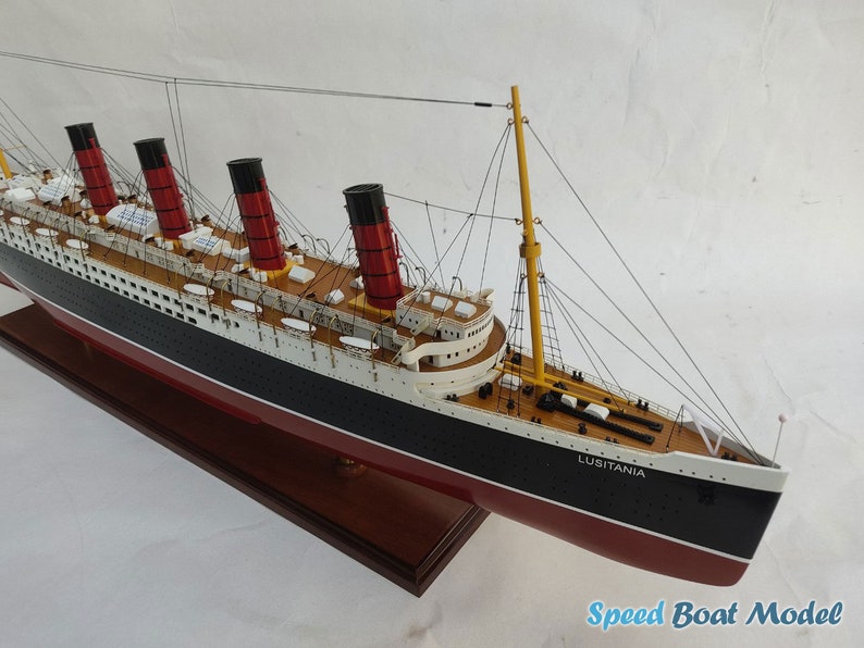 RMS Lusitania Ocean Liner Model 39.4 RMS Lusitania - Etsy