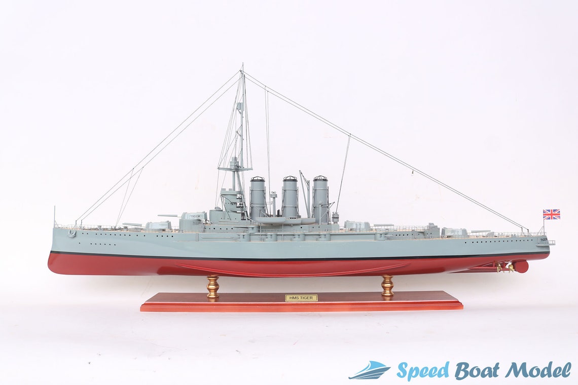 HMS Tiger Warship Model 39.8 HMS Tiger Battleship Model Holiday ...