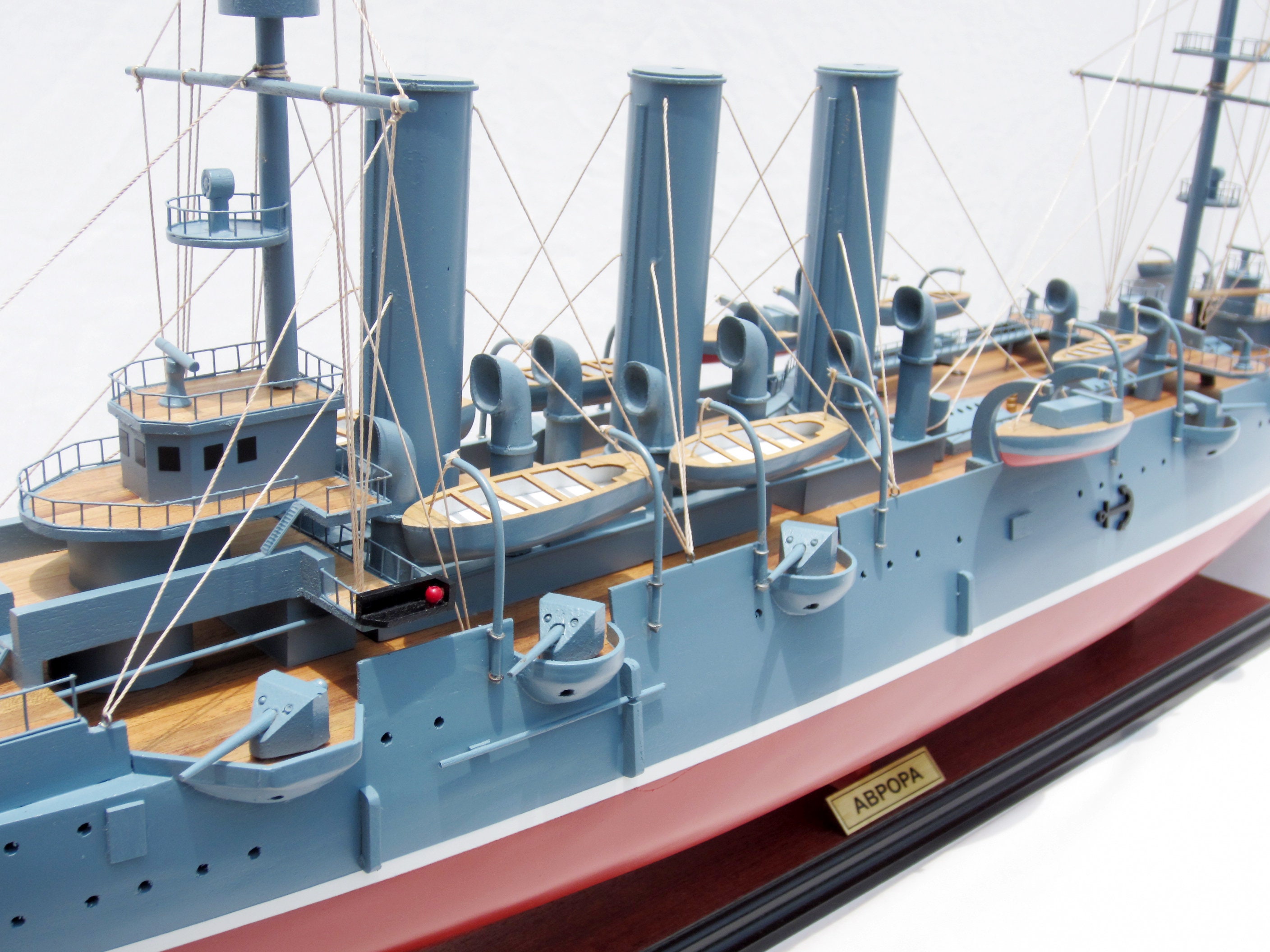 Cruiser Aurora Warship Model 40" - Battleship Boat Model Gift - Etsy