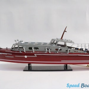 Hacker Craft Thunderbird 1939 Speed Boat Model: 24.4" Handcrafted ...
