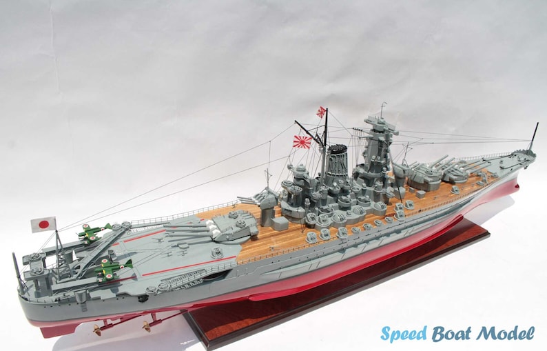 Yamato Japanese Battleship Model Lenght 47.2L Inches - Warship Model ...