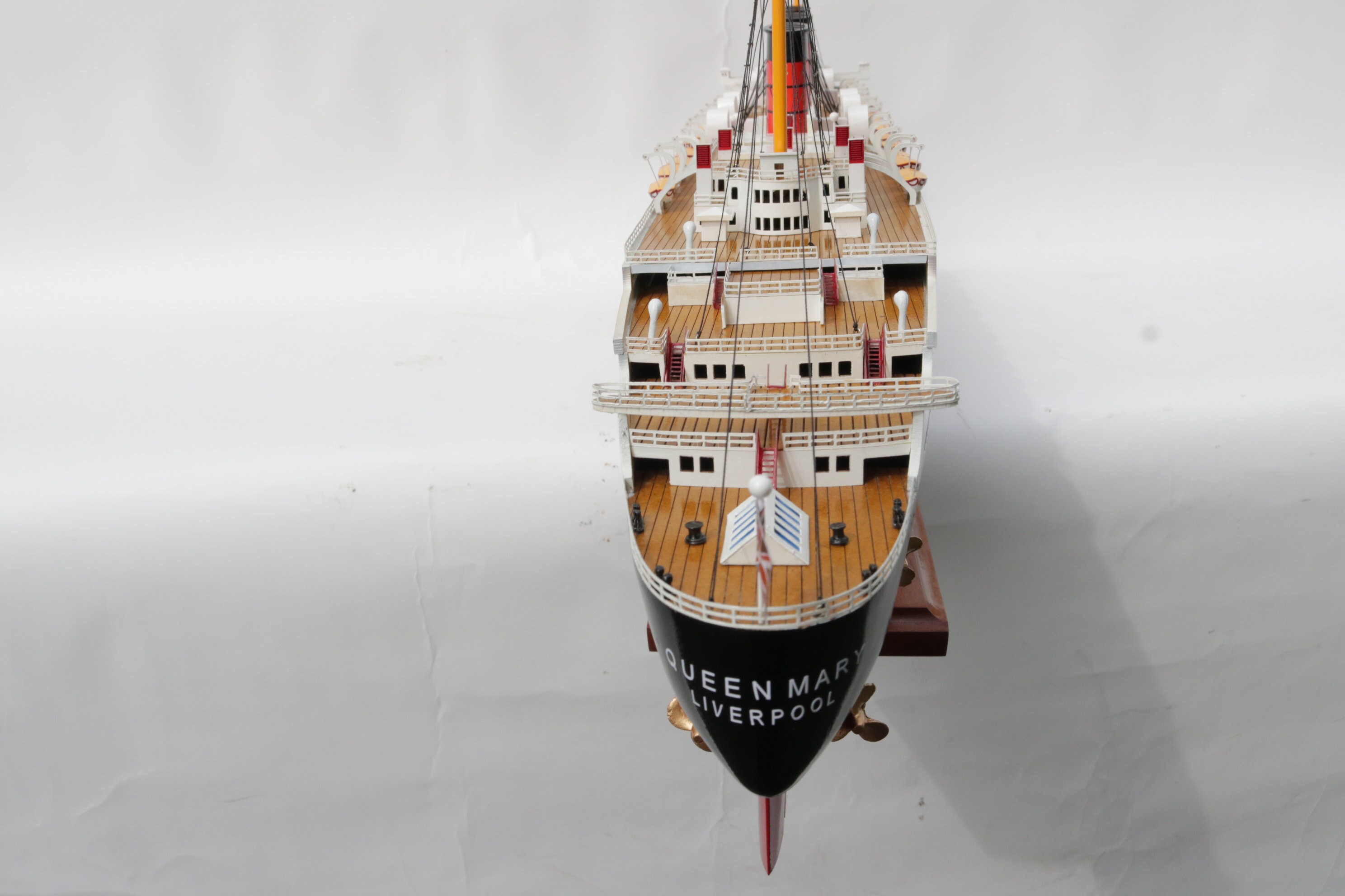 Rms Queen Mary Painted Cruise Liner Model 39.3 Holiday Decoration ...