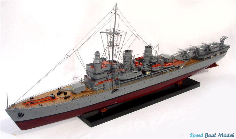 HMS Gotland Seaplane Cruiser Ship Model 39.3″ - Hswms Gotland Aircraft ...