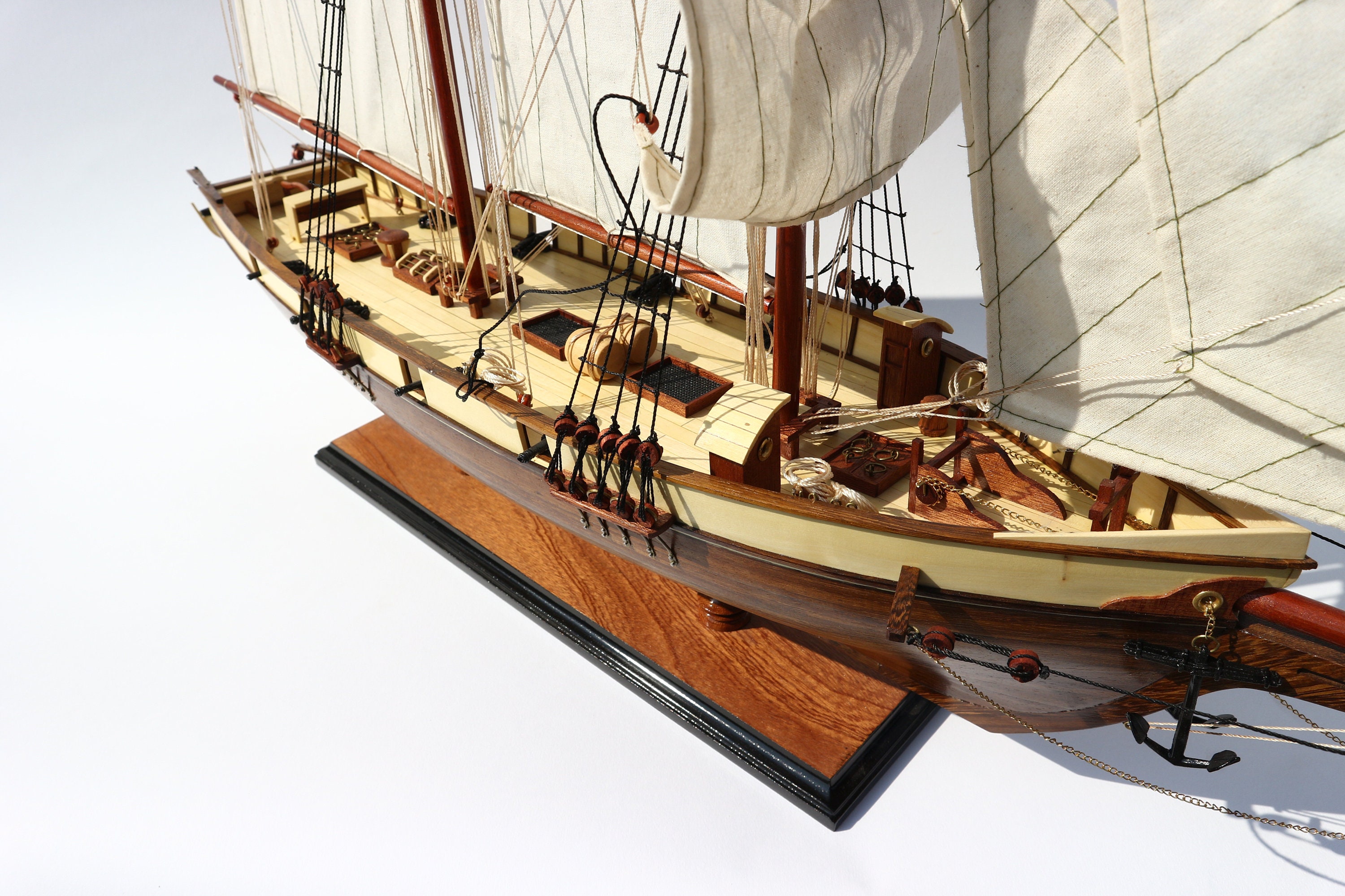Harvey Tall Ship Model 23.6″ - Wooden Model Boat Kit - Holiday ...