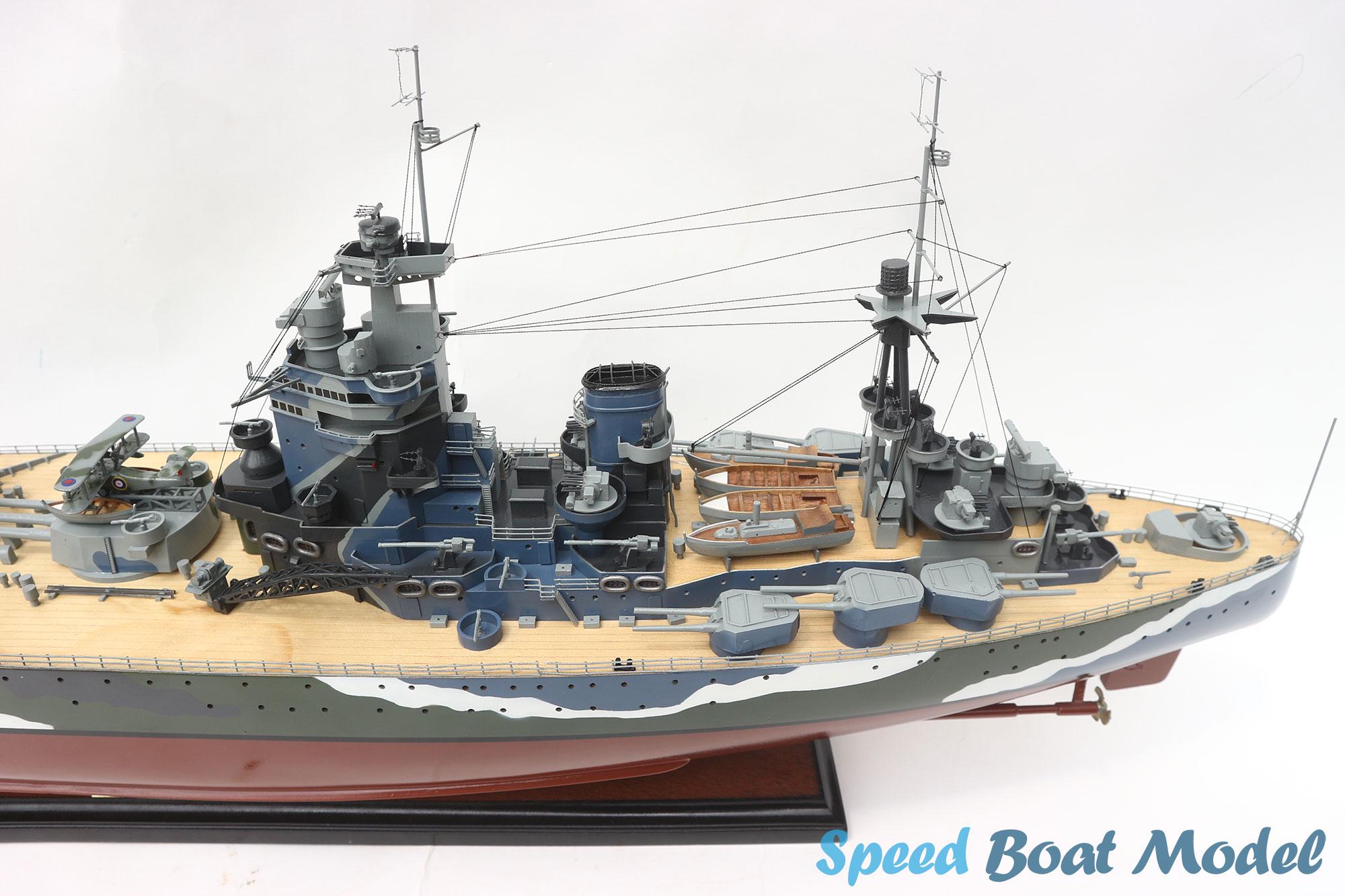 Hms Rodney Battleship Model 39.4″ - Hms Rodney Warship Model - Holiday ...