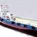 Handcrafted Offshore Support Vessel Model: Wooden Fishing Boat (27.5 ...