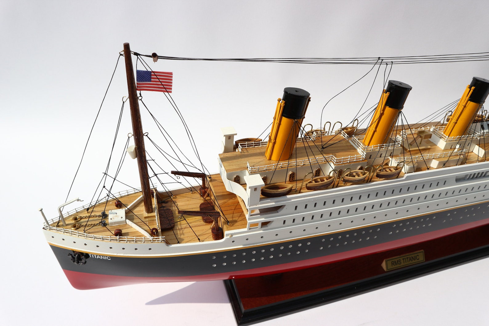 RMS Titanic Painted Ocean Liner Model 31.5 Titanic Cruise Ship Model ...