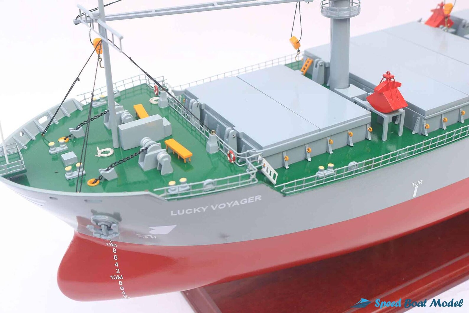Lucky Voyager Cargo Ship Model 48" – Red & Grey Hull - Etsy