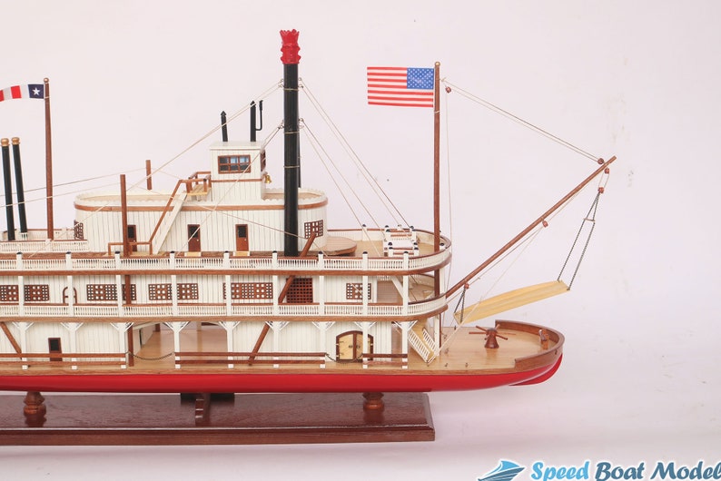 King of the Mississippi River Boat Model 31.4" - Mark Twain Riverboat ...