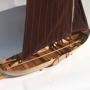 Punters Traditional Fishing Boat Model Handicraft Art & Collectible. - Etsy