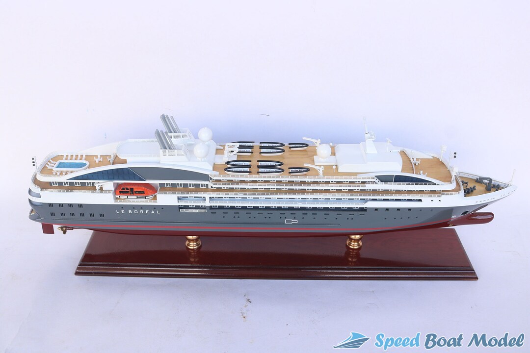 Le Boreal Ocean Liner Model 28″ - Le Boreal Cruise Ship Model - Holiday ...
