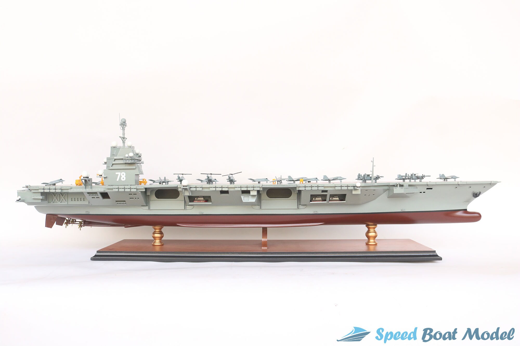 USS Gerald Ford Aircraft Carrier Model: 37.7-inch Warship Handicraft - Etsy